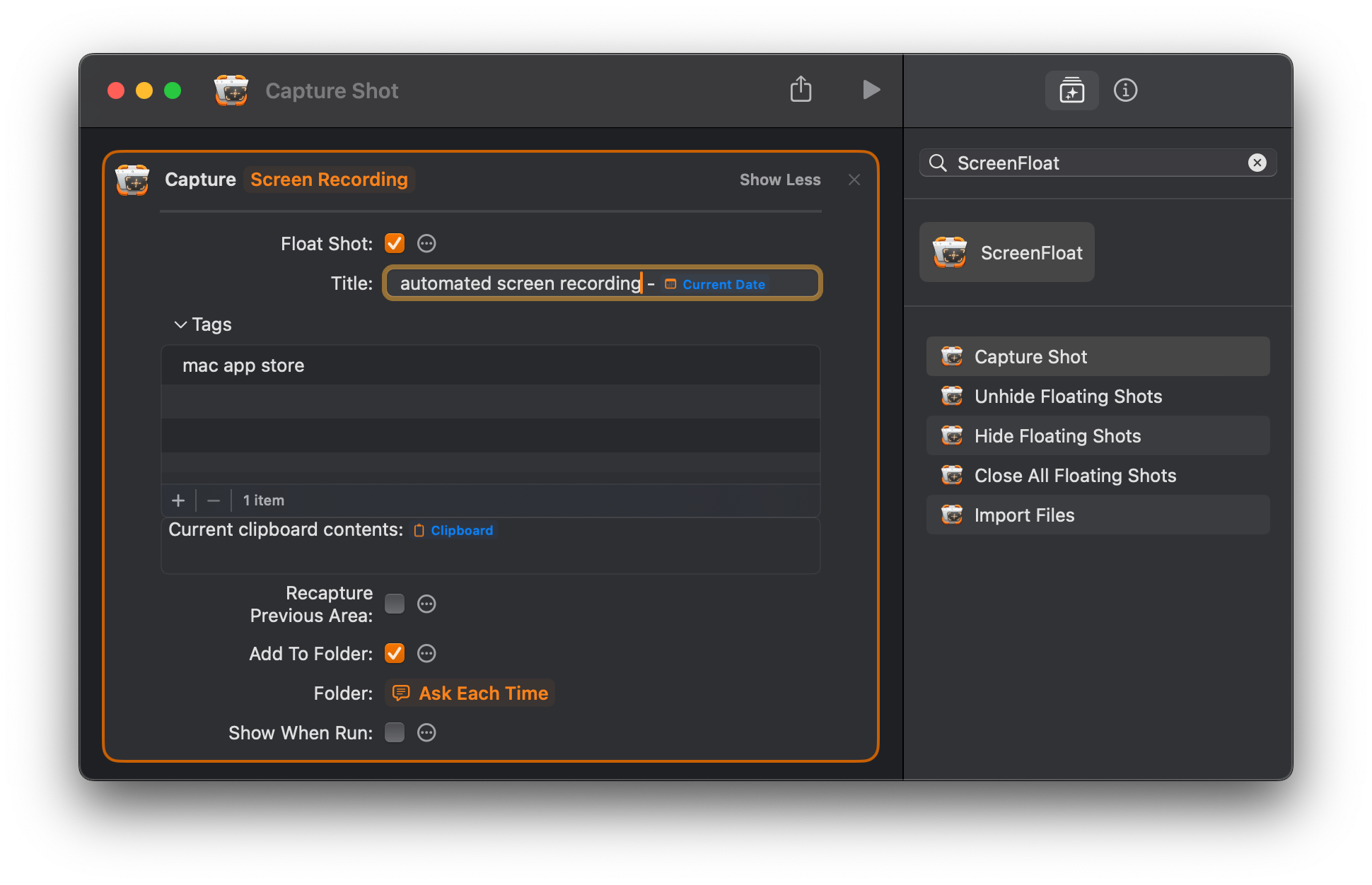 Eternal Storms Software - ScreenFloat. Power up your Screenshots